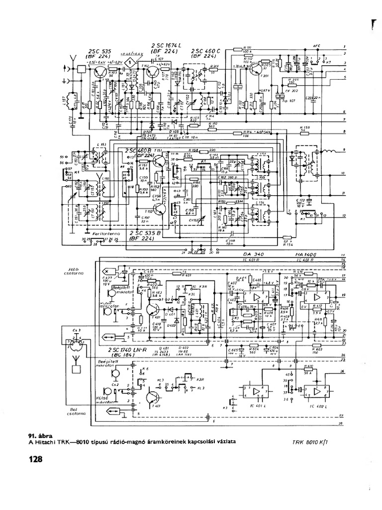 Hitachi-TRK-8010-Schematic | PDF