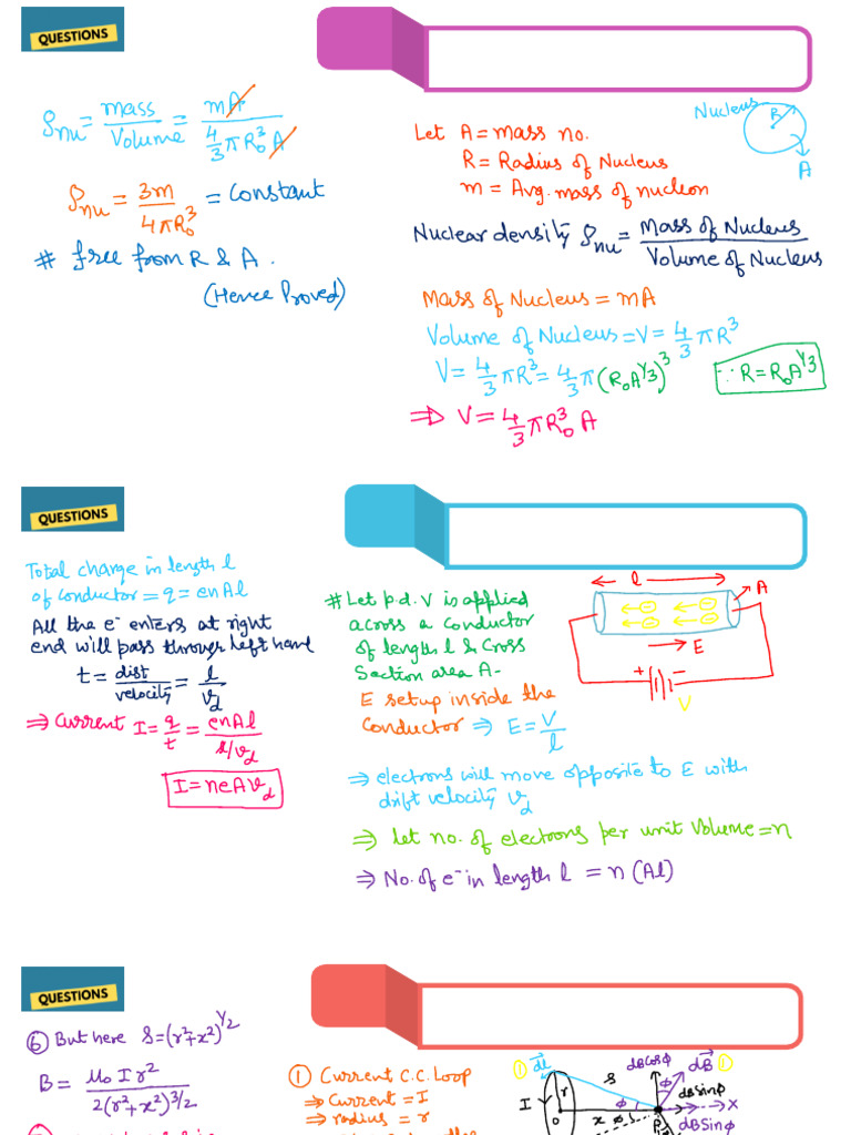 Derivations Part 1 All Chapters | PDF
