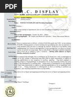Sample Notice To Explain (Filipino) | PDF