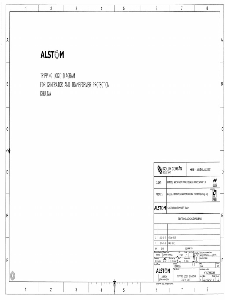 Tripping Logic diagram | PDF