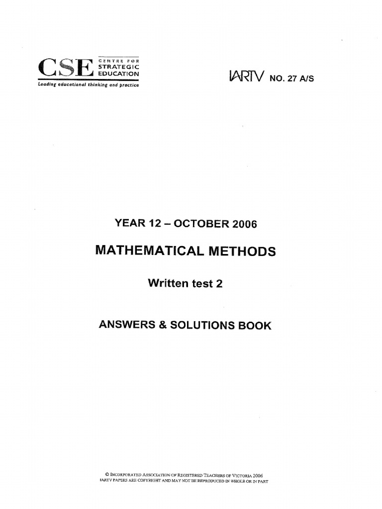 2006 Cse Exam 2 Solutions | PDF