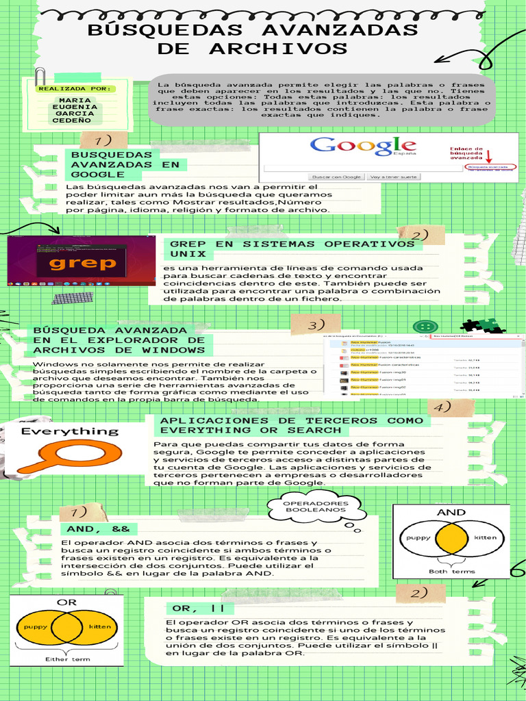 Busquedas Avanzadas | PDF | Archivo de computadora | Ingeniería de software