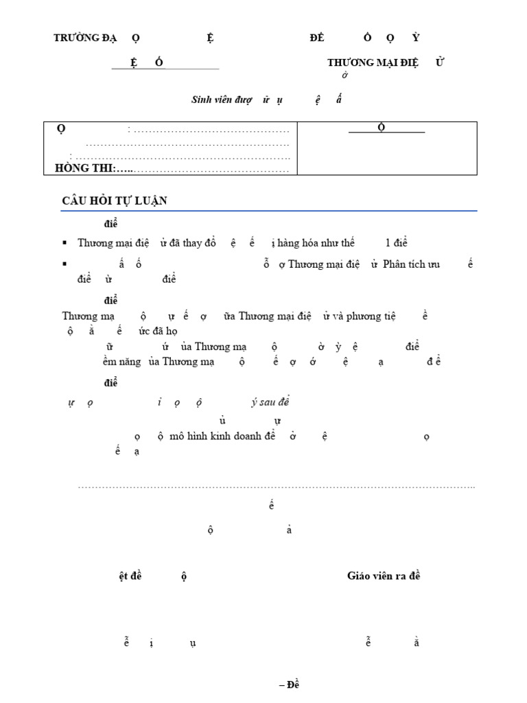 IS334 - DT Cuoi Ky - TMDT - Thanh - Hang - Ha | PDF