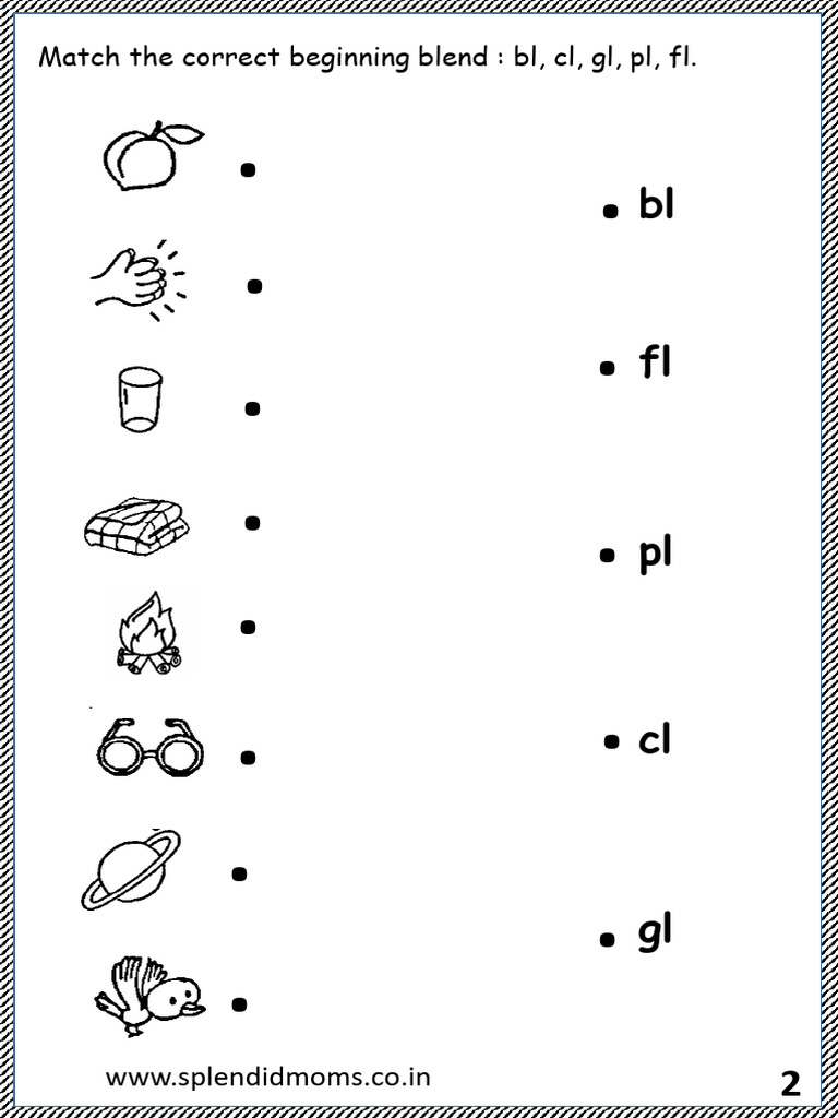 Identify-the-beginning-blend-worksheets_2 | PDF