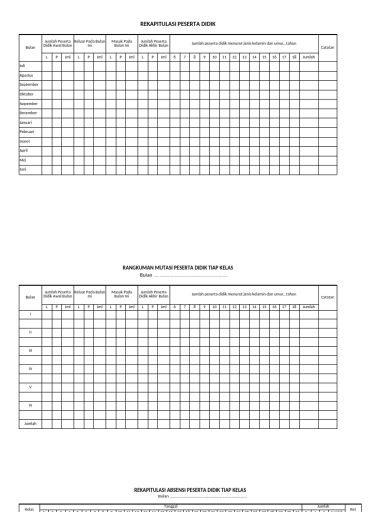 Absen Umum Guru | PDF