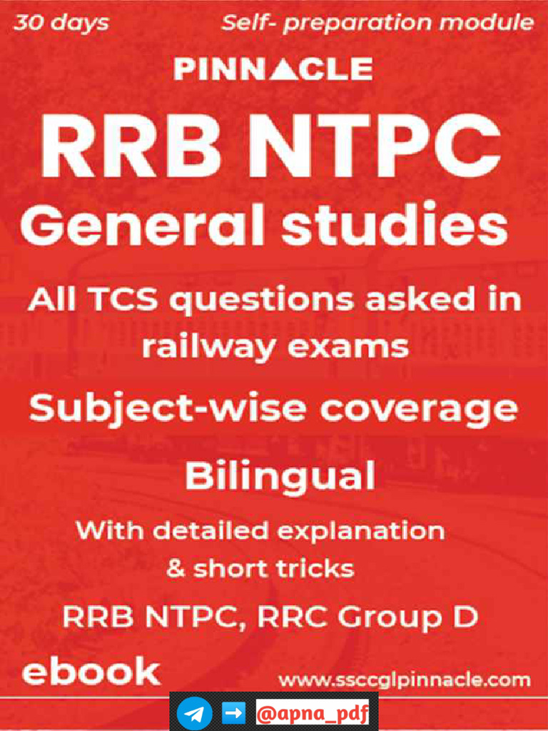 RRB NTPC General Studies Subject Wise | PDF
