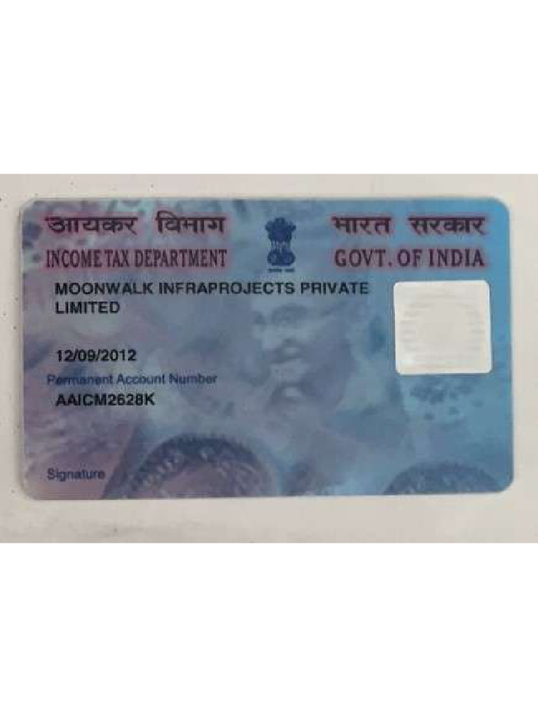 Pan Card | PDF