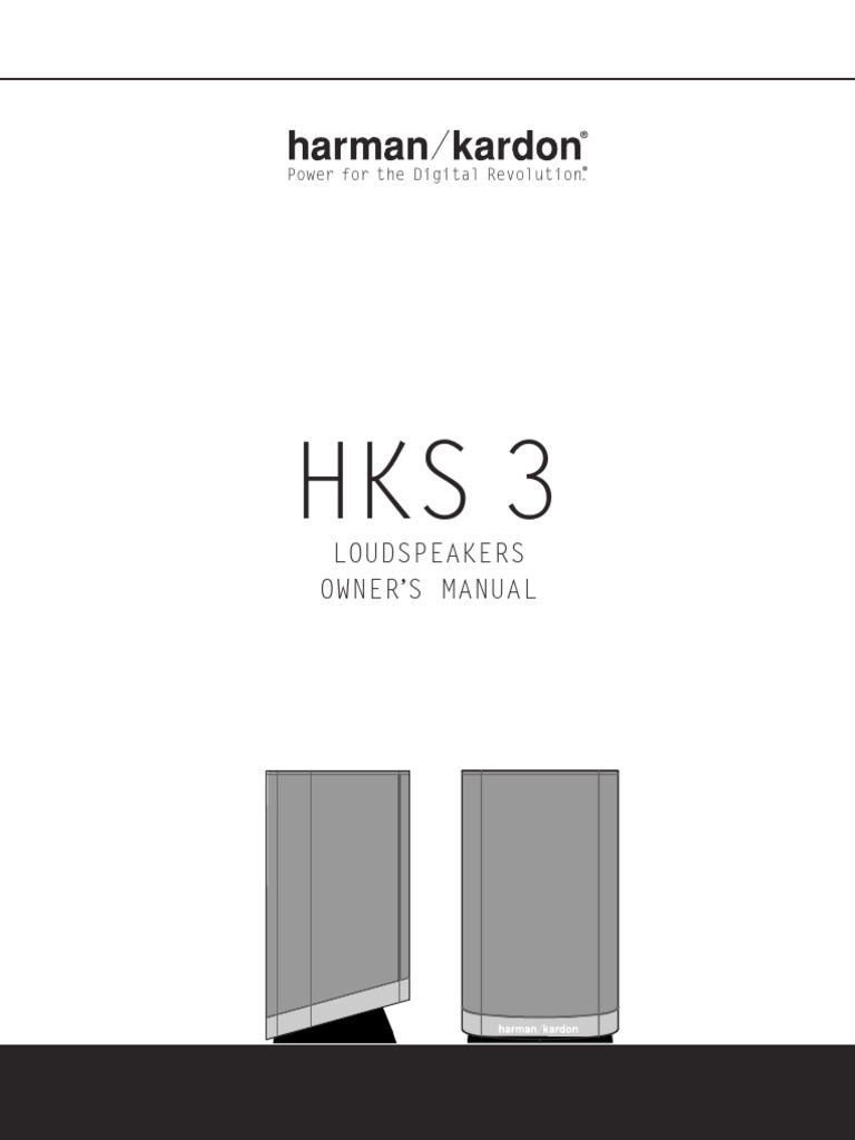 HKS 3,CP 25^HK^om^^^^ | PDF | Loudspeaker | Screw