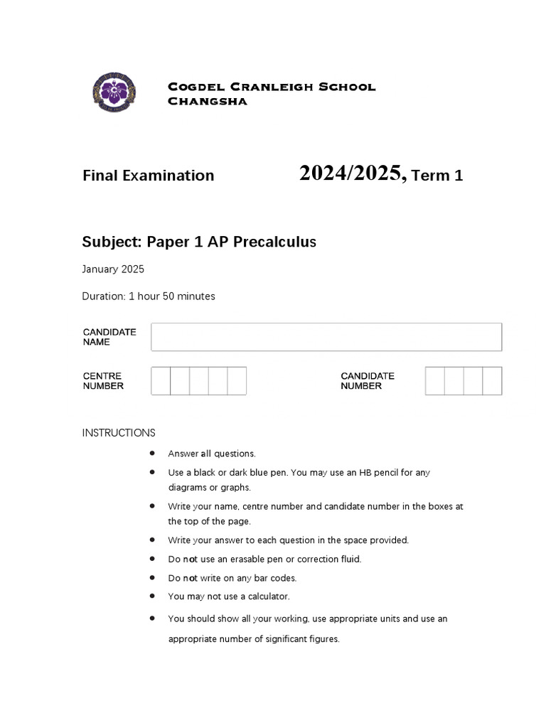 AP Pre paper1 打印12份 | PDF