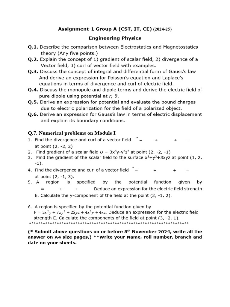 Assignment 1 Group A 24-25 | PDF