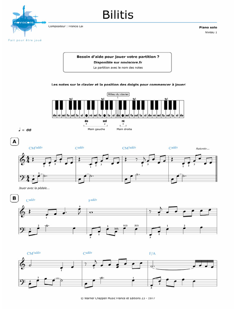 Bilitis (Niveau 1) | PDF