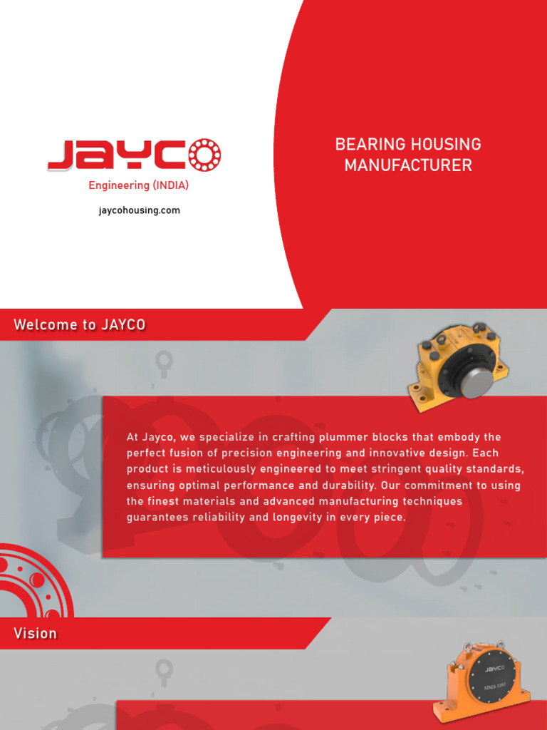 Jayco Brochure | PDF | Bearing (Mechanical) | Mechanical Engineering