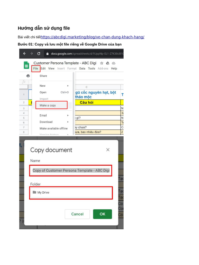 Customer Persona Template - ABC Digi | PDF