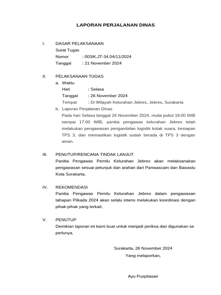 LAPORAN SPPD 2 | PDF