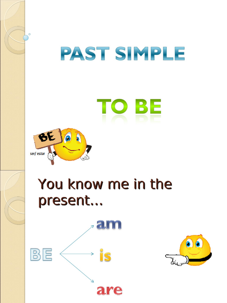 Past Simple To Be Grammar Guides - 18684 | PDF