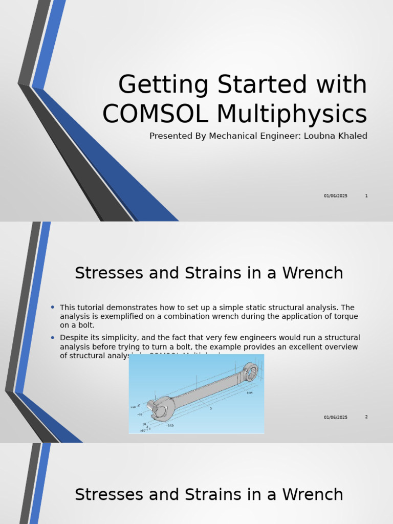 3-Introduction To Structural Mechanics in COMSOL | PDF | Computer Simulation | Stress (Mechanics)