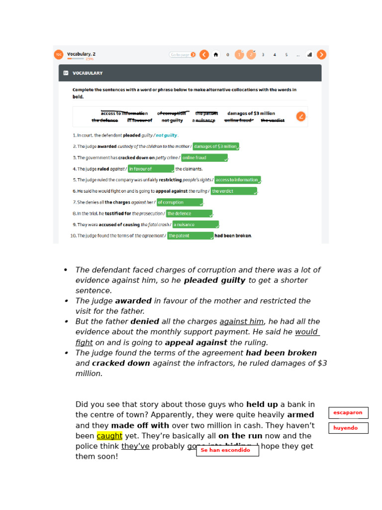 Unit 3B LAW AND ORDER | PDF | Crimes | Crime & Violence
