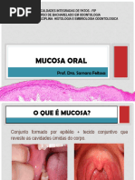 Estrutura e Função da Mucosa Oral | PDF | Boca | Epitélio