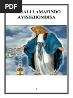 Zulu Rosary Prayer Guide | PDF | Christian Prayer | Prayer