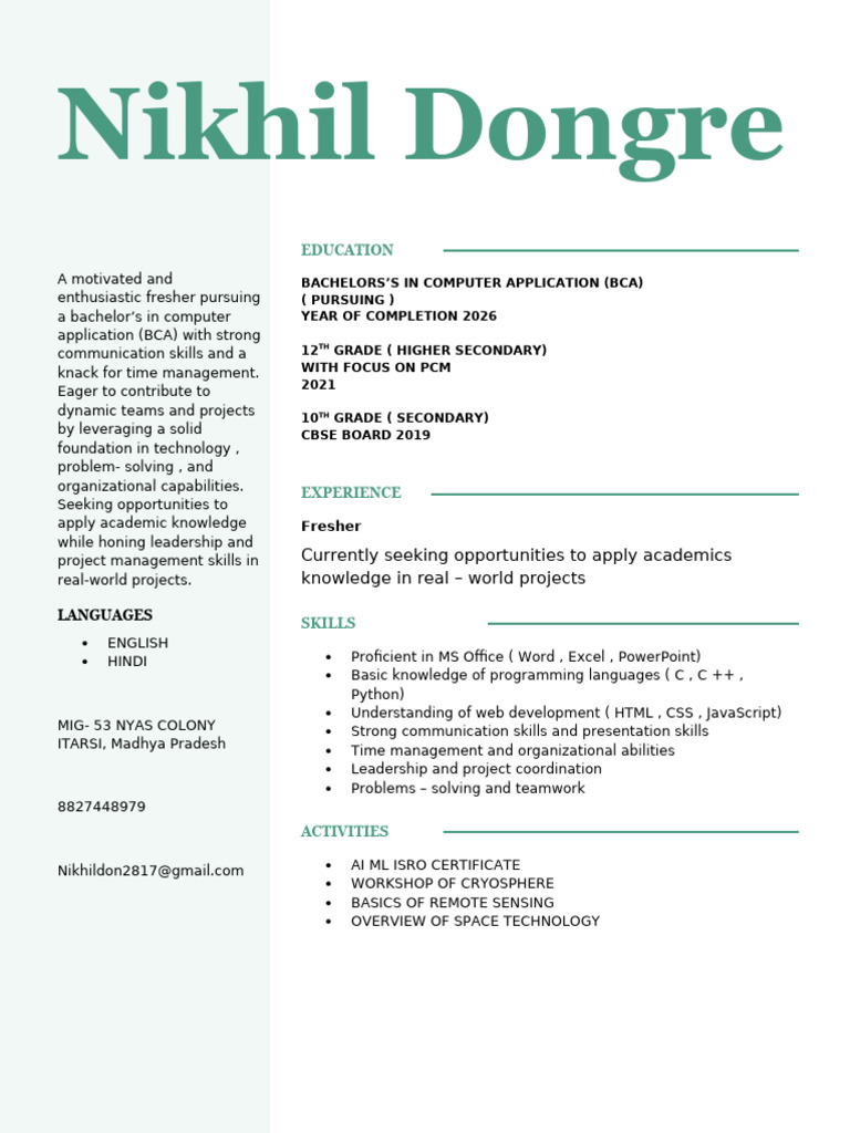 Nikhil Dongr1 | PDF