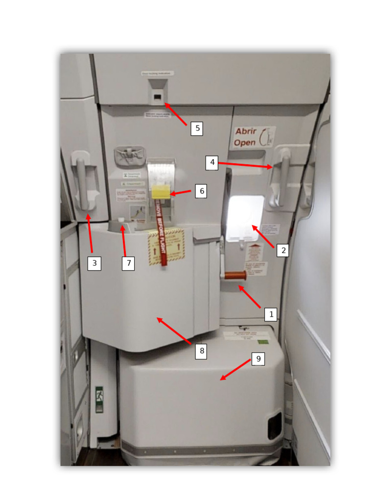 Partes de la puerta del Airbus A320 | PDF