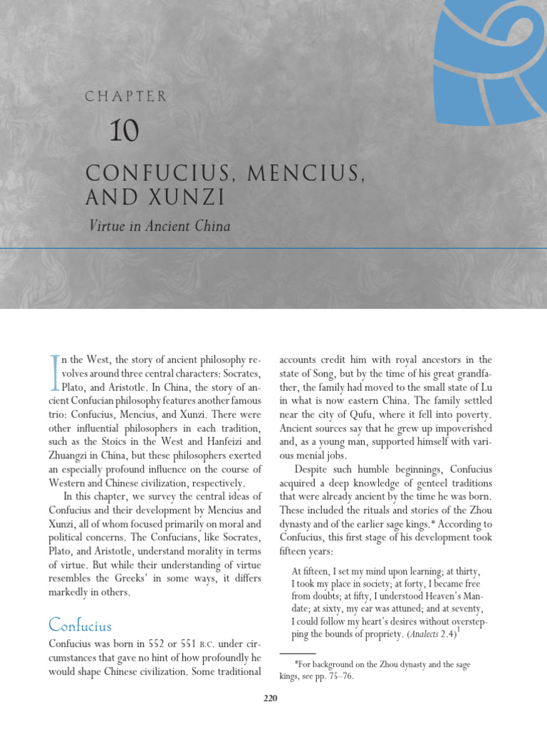 The Confucians | PDF | Confucius | Analects