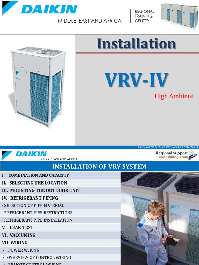 3.DKSA VRV IV HA - Installation | PDF | Thermal Insulation | Pipe ...