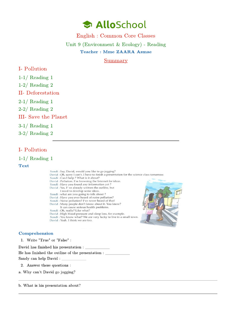 Unit 9 Environment Ecology Reading 4 | PDF