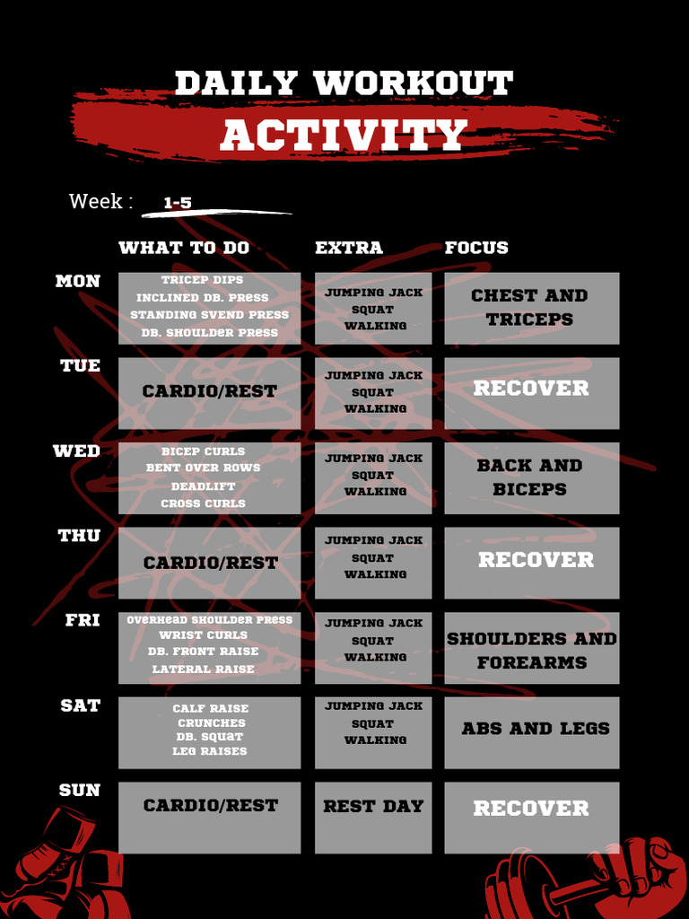 WORKOUT PLAN | PDF