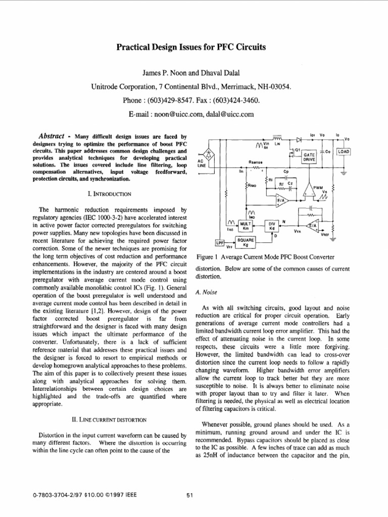 PFC Circuit Design Challenges | PDF | Amplifier | Capacitor