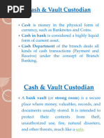 Vault Cash Management | PDF | Bank Vault | Cash