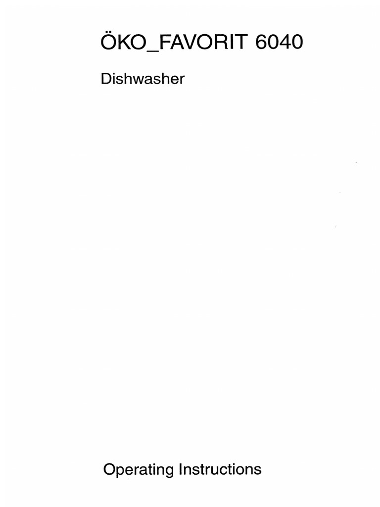 Oko Favorit 6040 | PDF