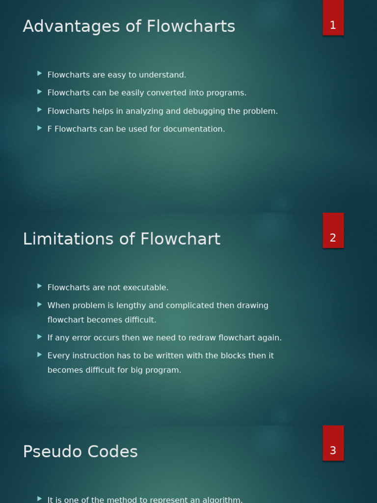 Flowchart&Pseudo Codes | PDF | Computer Program | Programming