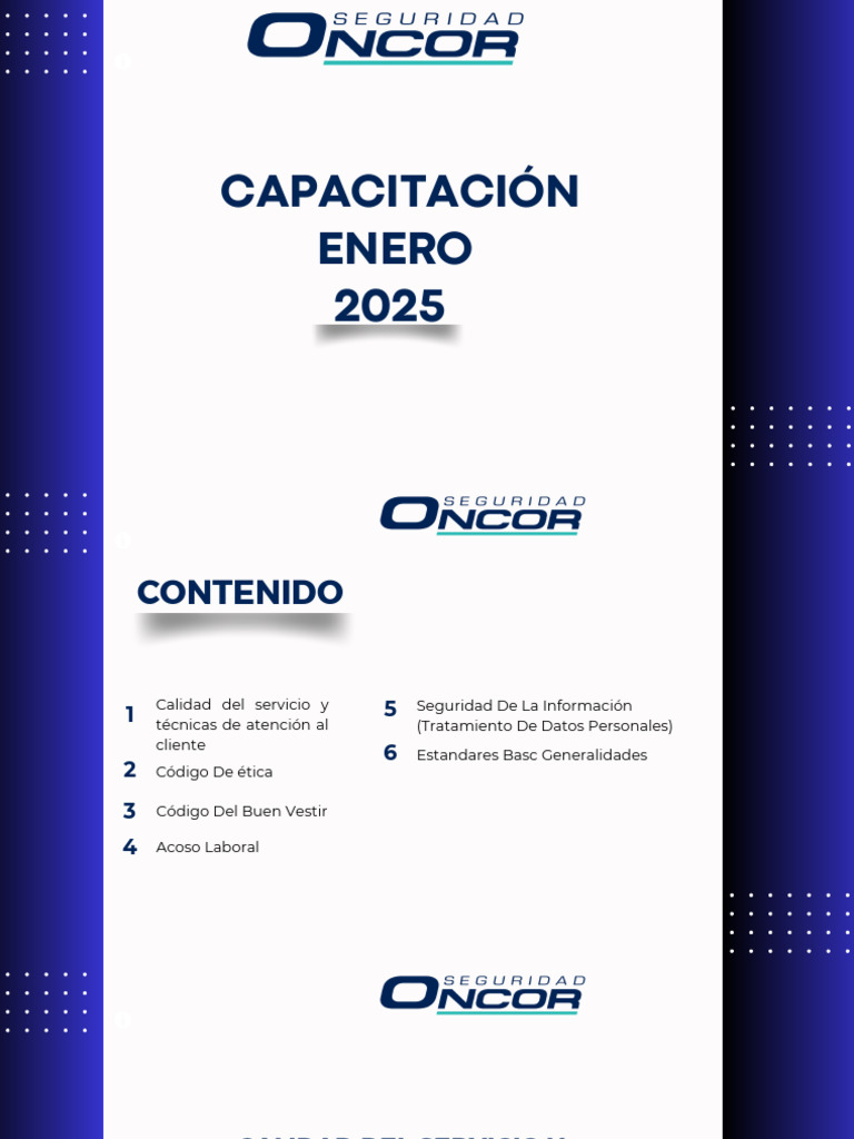 Cartilla Oncor Enero 2025 | PDF | El comercio internacional | Valores