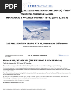 CFM LEAP-1A Engine Specifications | PDF | Mechanical Engineering ...