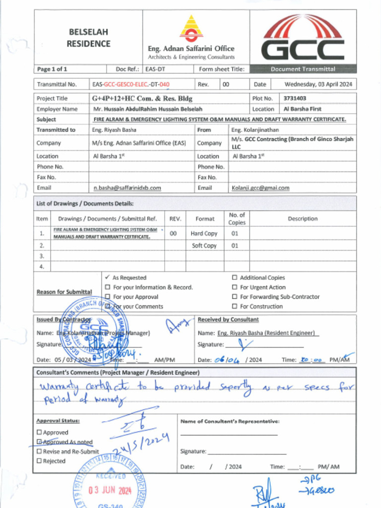 Eas GCC Gesco Elec DT 040 | PDF