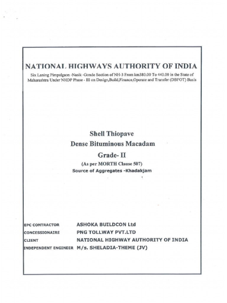 DBM Grading II-Nashik | PDF