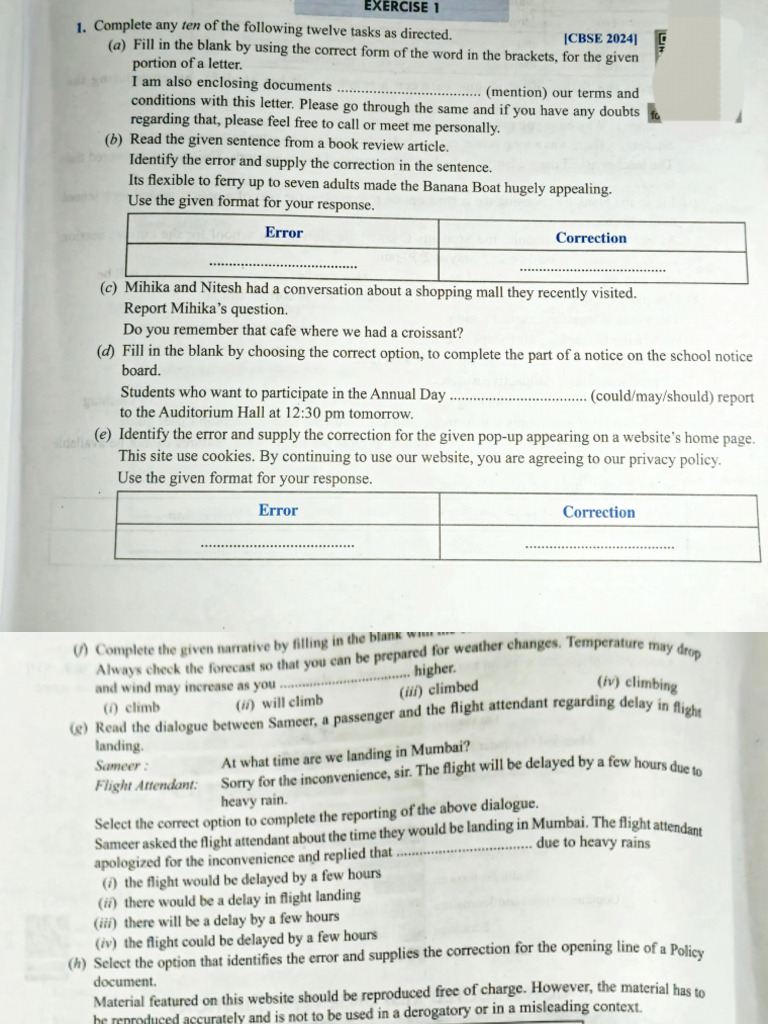 Grammar Practice | PDF