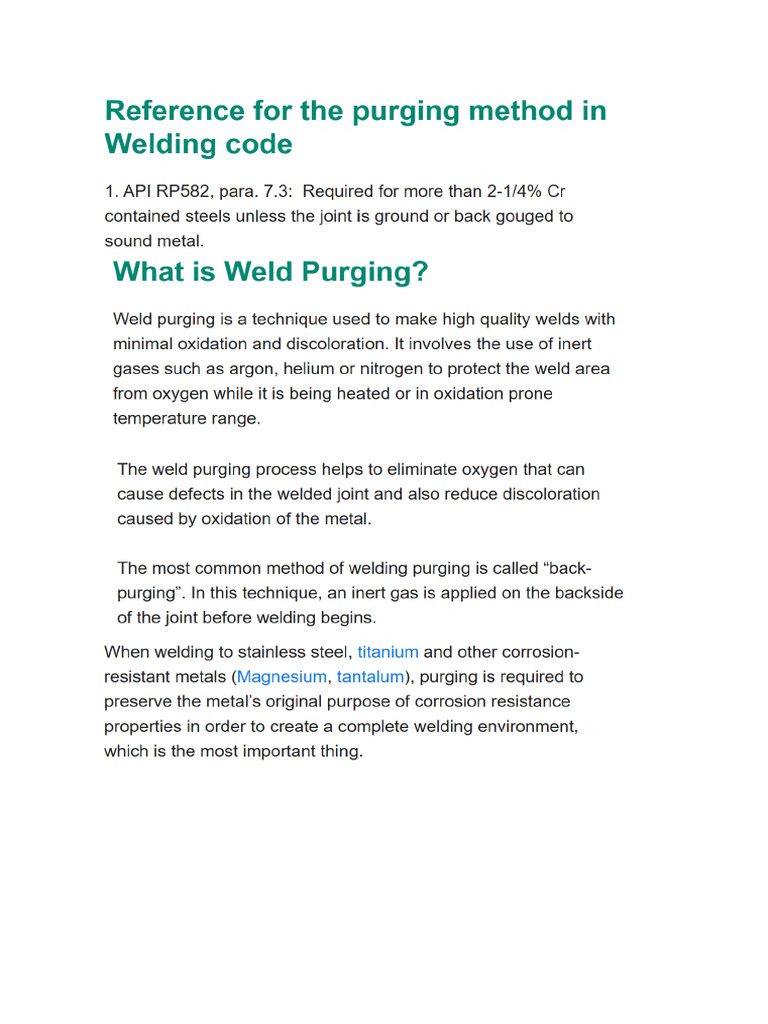 Weld Purging 06-01-2025 | PDF
