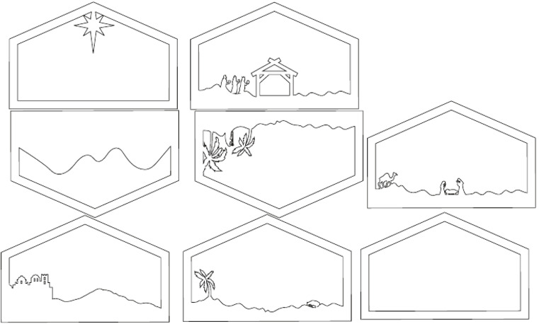 BBLD Layered Nativity Scene | PDF