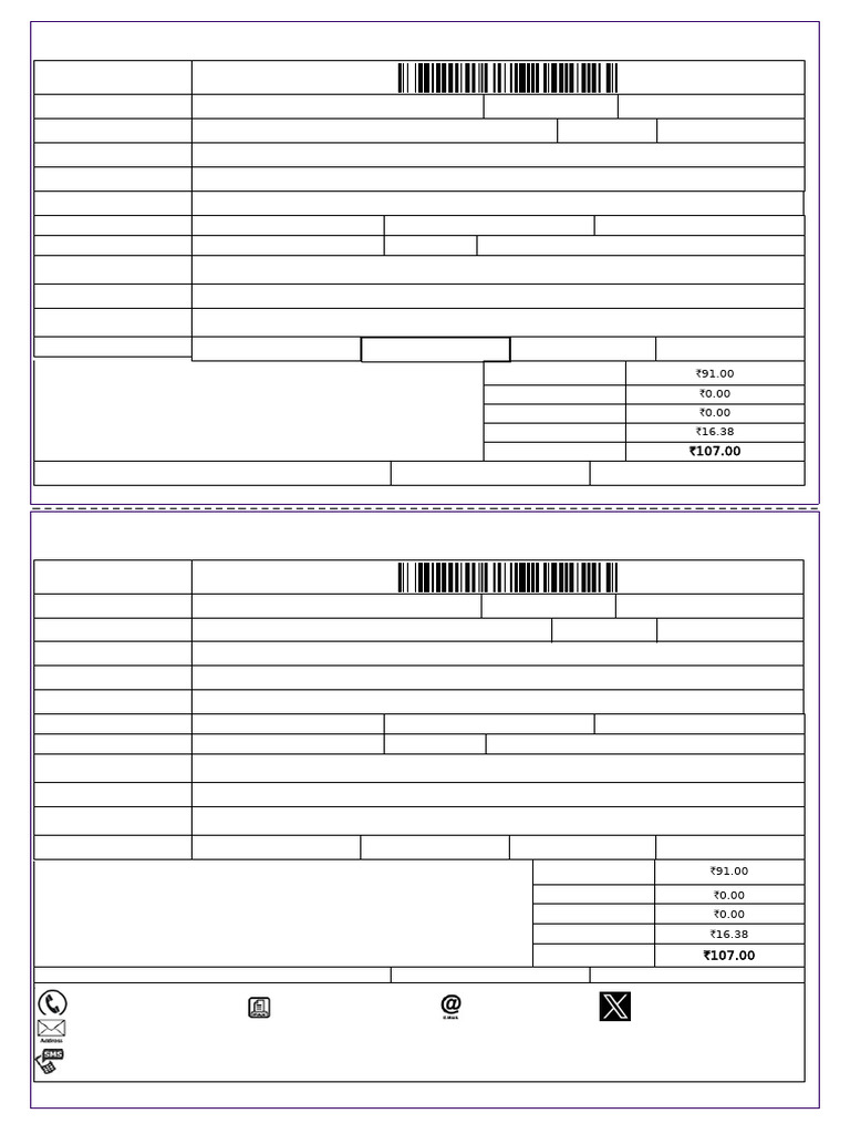 PAN Application Receipt | PDF | Identity Document | Applications Of ...
