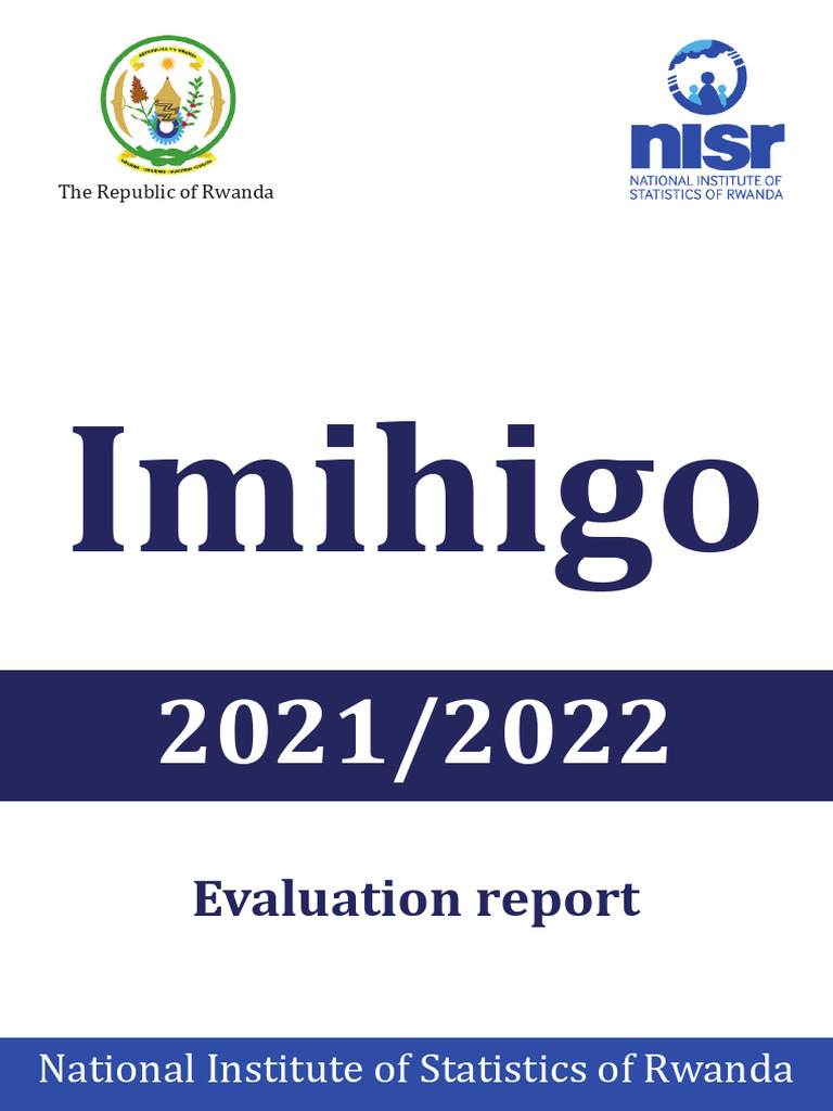 Imihigo - 2021-2022 - Final Evaluation - General-Report | PDF ...