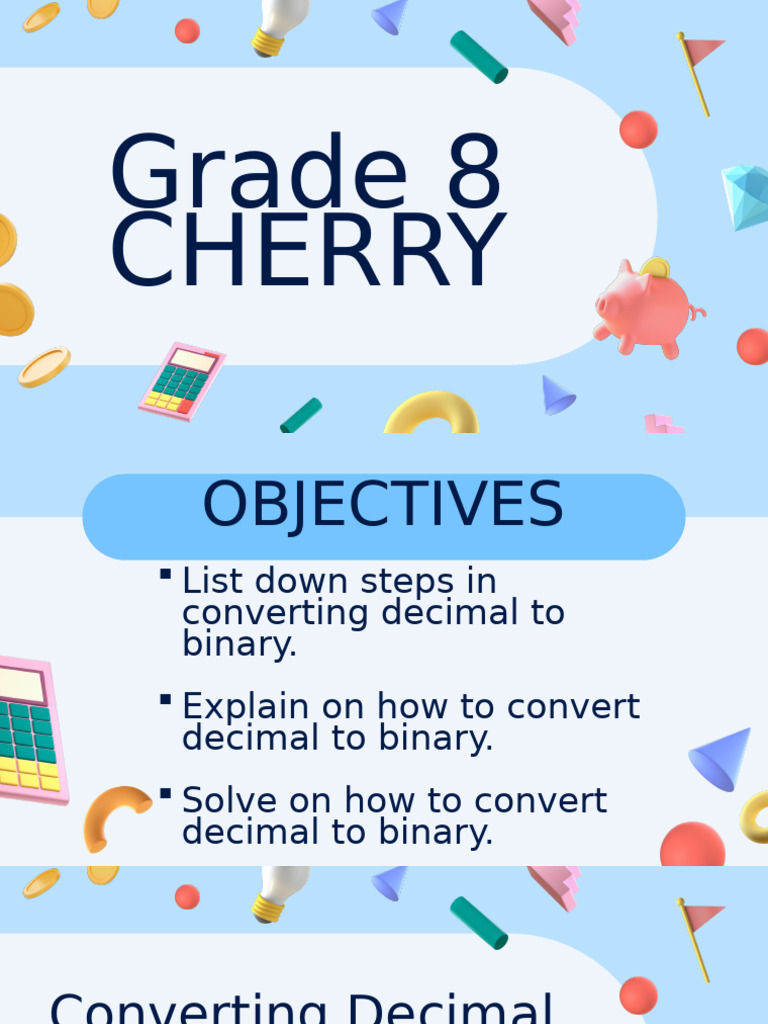 ACTUAL DEMO TEACHING CONVERTION OF BINARY TO DECIMAL | PDF | Decimal | Encodings