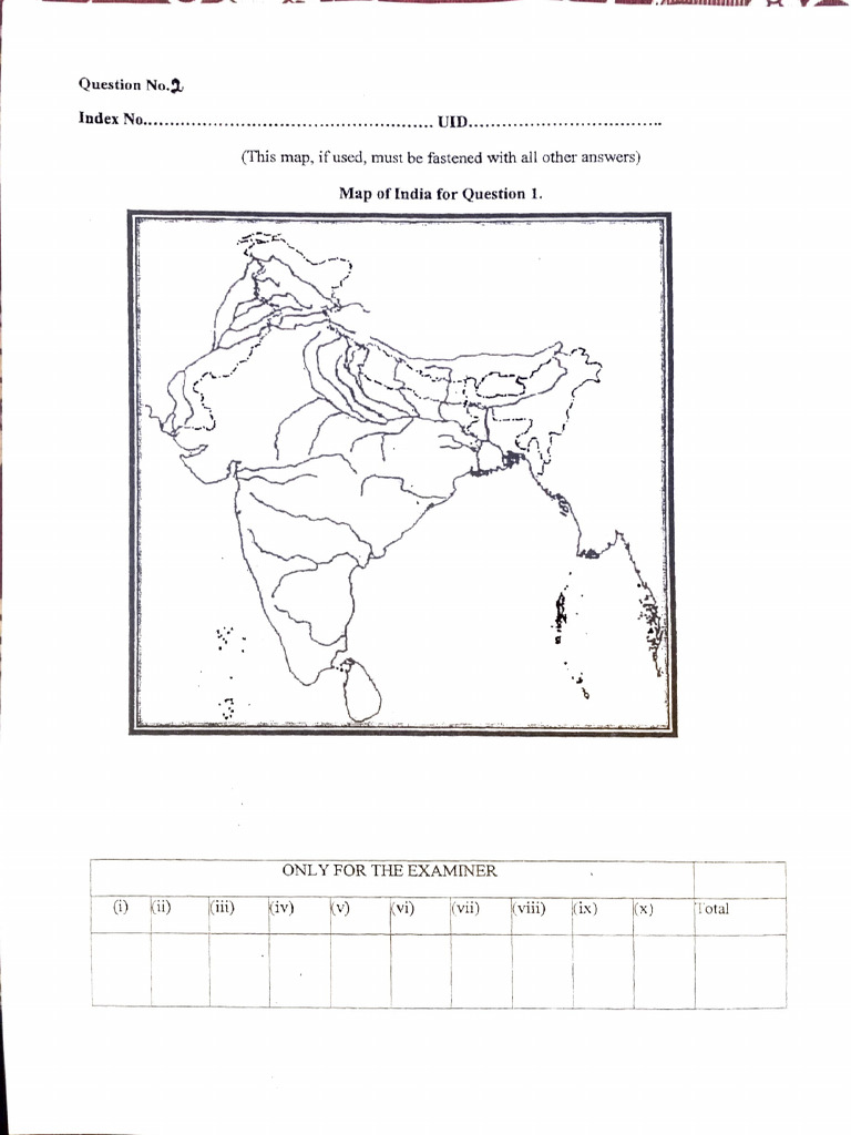 Exam Instructions & Map Use | PDF