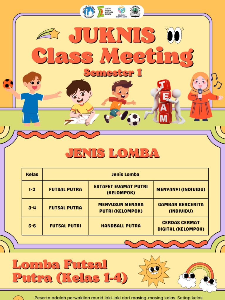 Juknis Class Meeting Semester 1 | PDF