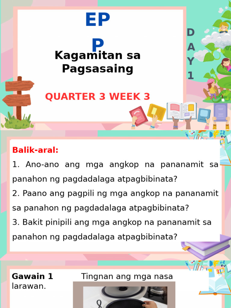 Q3 W3 Epp Matatag | PDF