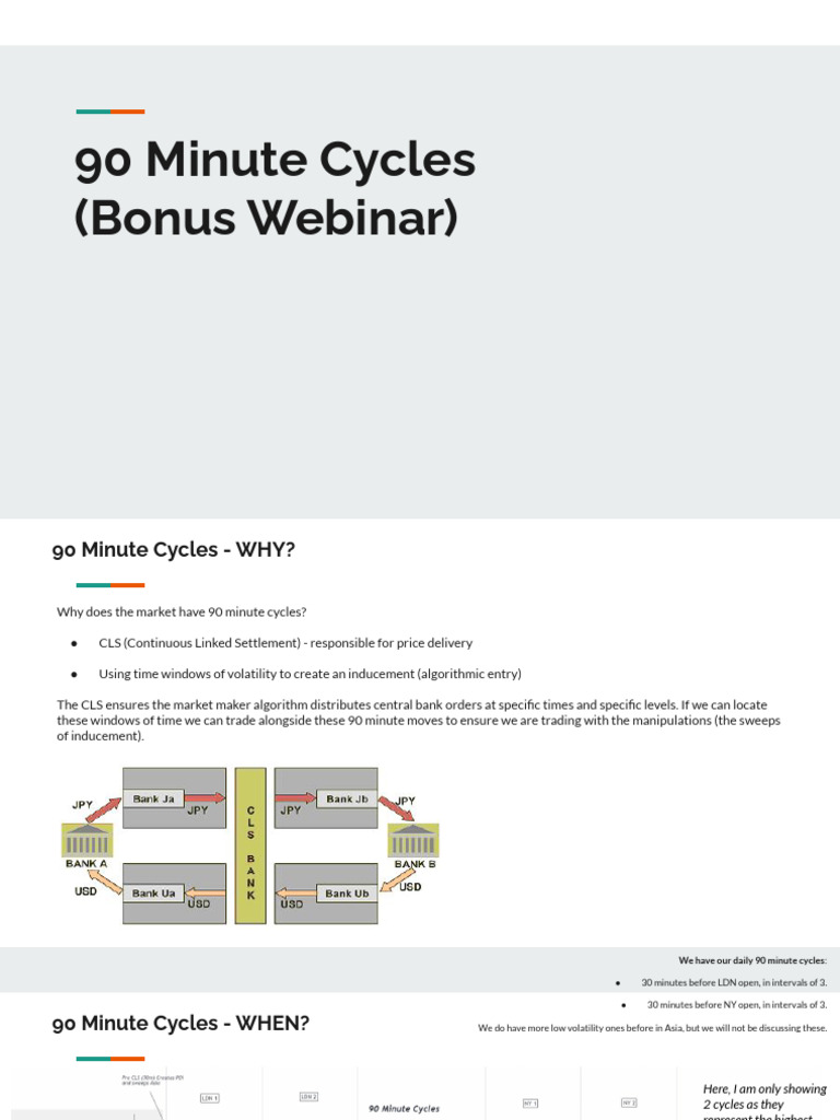 90 Minute Cycles | PDF | Financial Markets | Market (Economics)