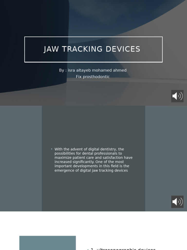 Jaw Tracking Devices | PDF | Medical Ultrasound | Imaging
