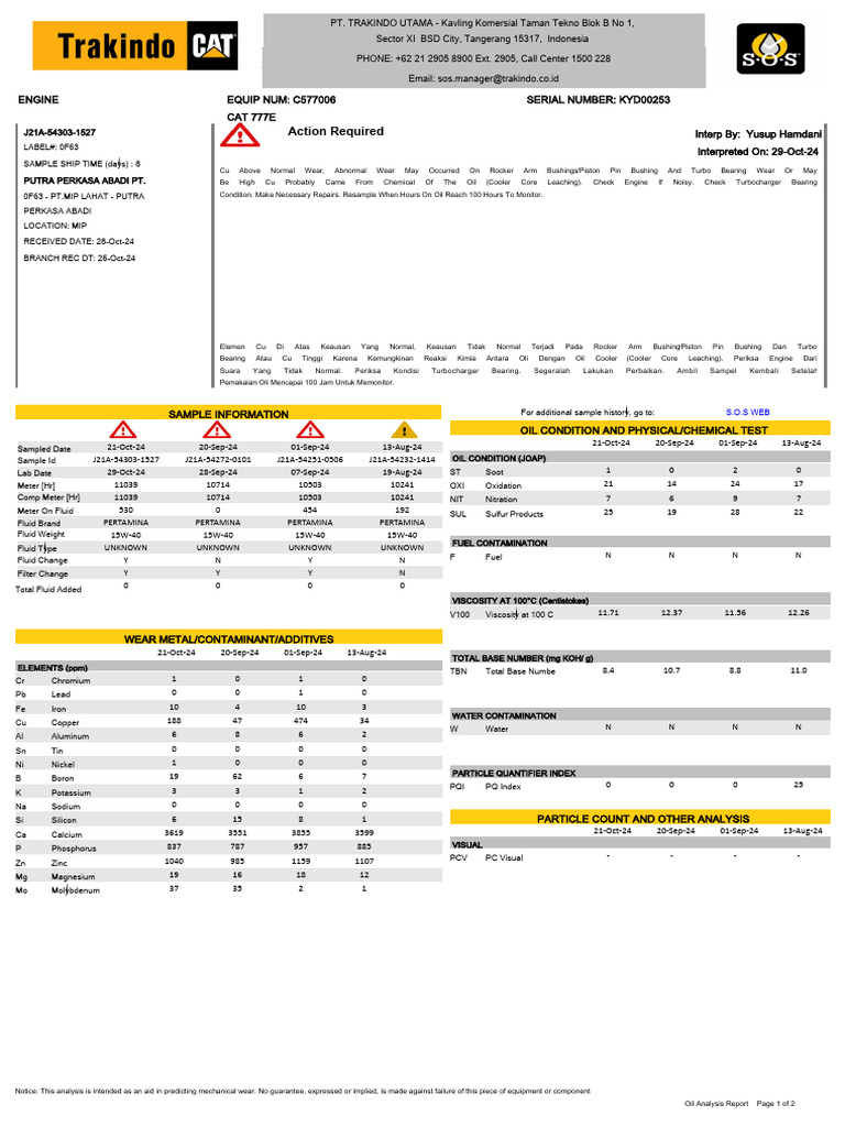 SAMPLE_SUMMARY (2) | PDF | Chromium | Chemical Elements