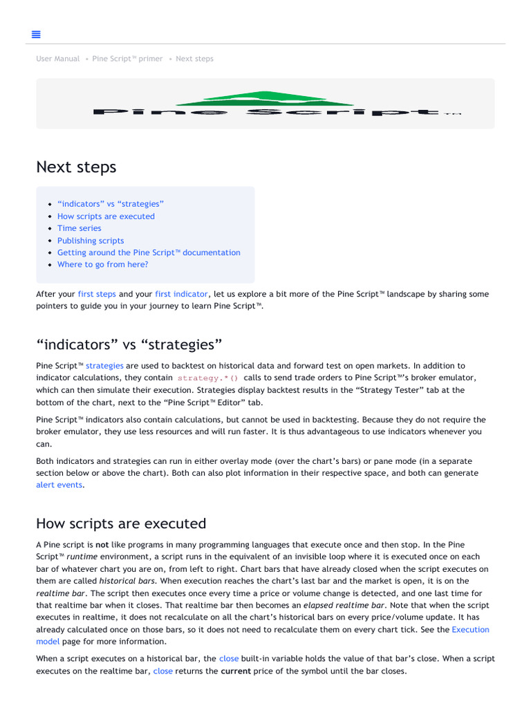 Primer Next Steps | PDF | Time Series | Software Development